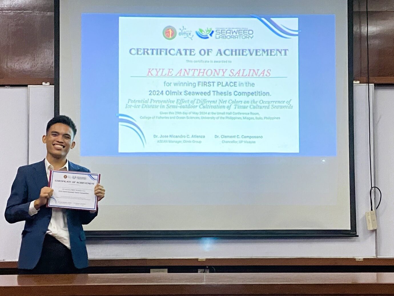 2024 Olmix outstanding seaweed thesis award named