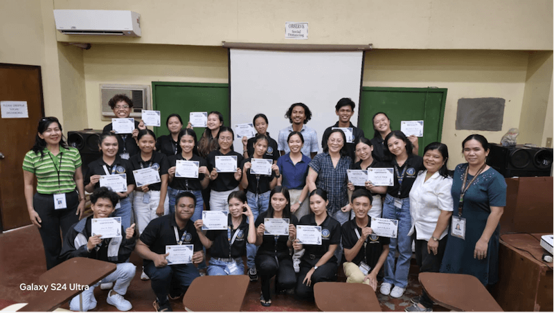 BSF students from NISU share learning as OJTs in UPV-CFOS