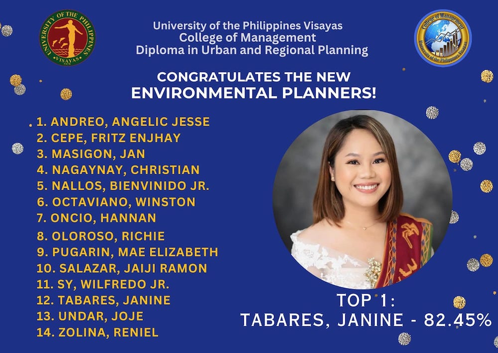 UP DURP grad tops annual EnPLE