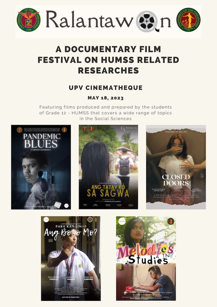 UPHSI 12-HUMSS premieres five films at UPV Cinematheque