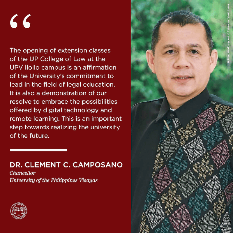 UP Law and UPV Collaborate for Juris Doctor Classes in UP Iloilo