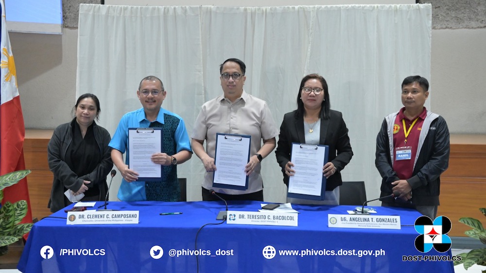 UPV, DMMMSU to partner with PHIVOLCS for improved science comm based on ...