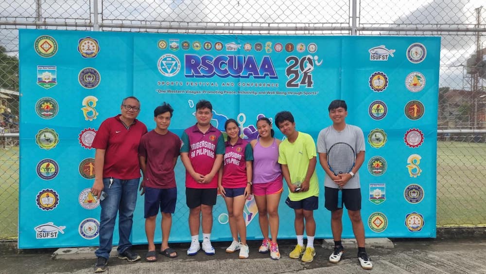 UPV tennis team bags medals at the 2024 RSCUAA VI Sports Festival